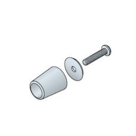 GREY CONICAL STOP 40MM SCREW FE